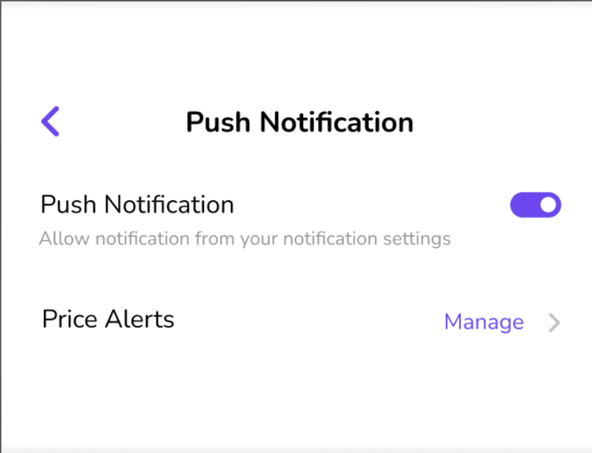New Feature: Price Alert – VirgoCX Support