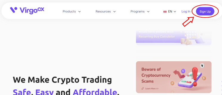How Do I Register An Account on VirgoCX Inc.? – VirgoCX Support