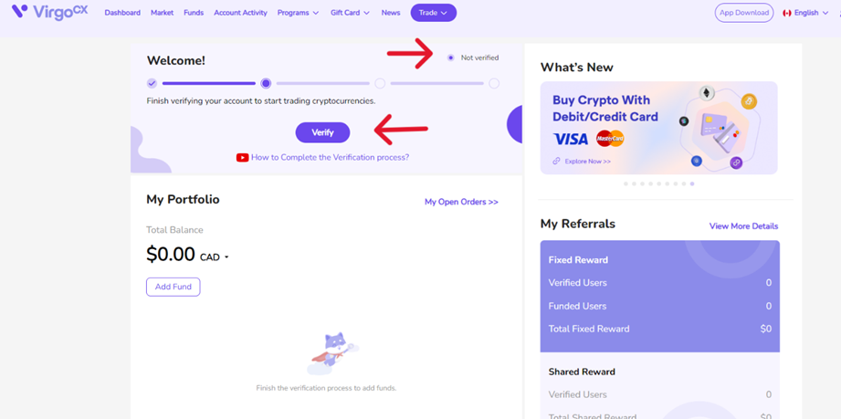 How Do I Verify My Account through Manual Verification? – VirgoCX Support